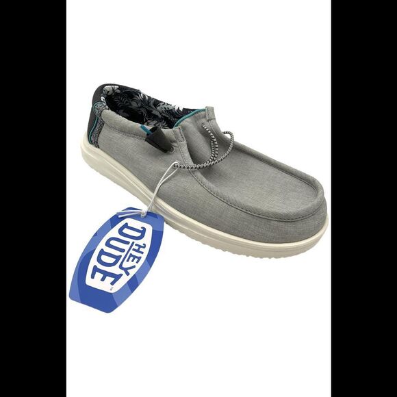 Hey Dude | Shoes | Hey Dude Mens Wally H2 Slip On Loafer Light Gray ...